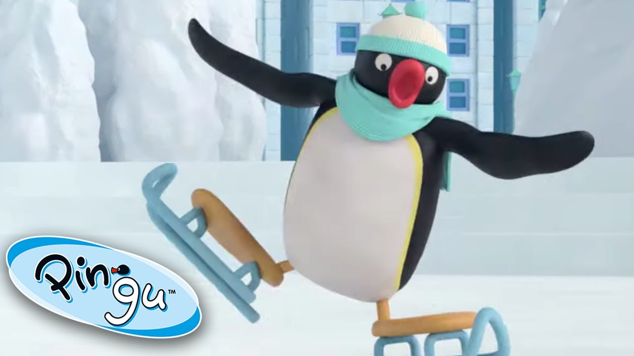 Pingu Glides to Fame! ⛸ Pingu | Winter Sports | Pingu in the City ...
