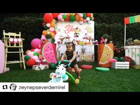 Zeynep Sever Demirel & Volkan Demirel’in kızı için hazırladığımız 1. Yaş partisi