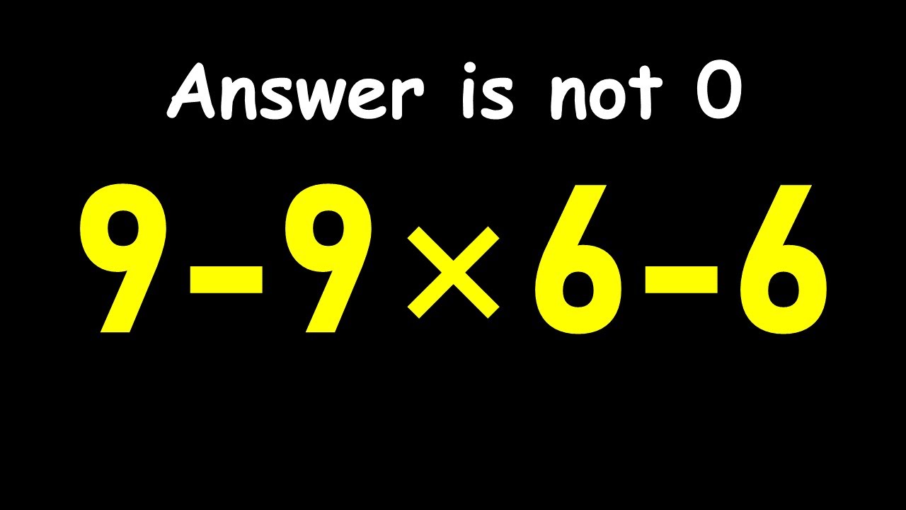 Most People Get This Simple Math Question Wrong! - YouTube