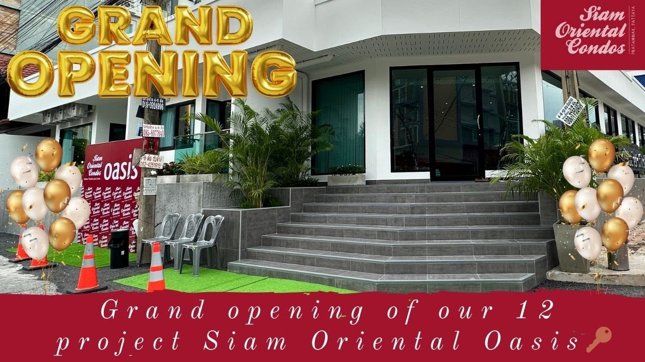 Grand opening of our new sales office for the Oasis project - YouTube