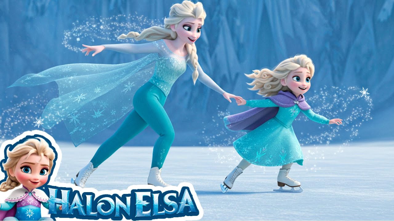 ️ Daughter's 1st Ice Skating! ⛸️ Elsa & Family Fun | Frozen Disney ...