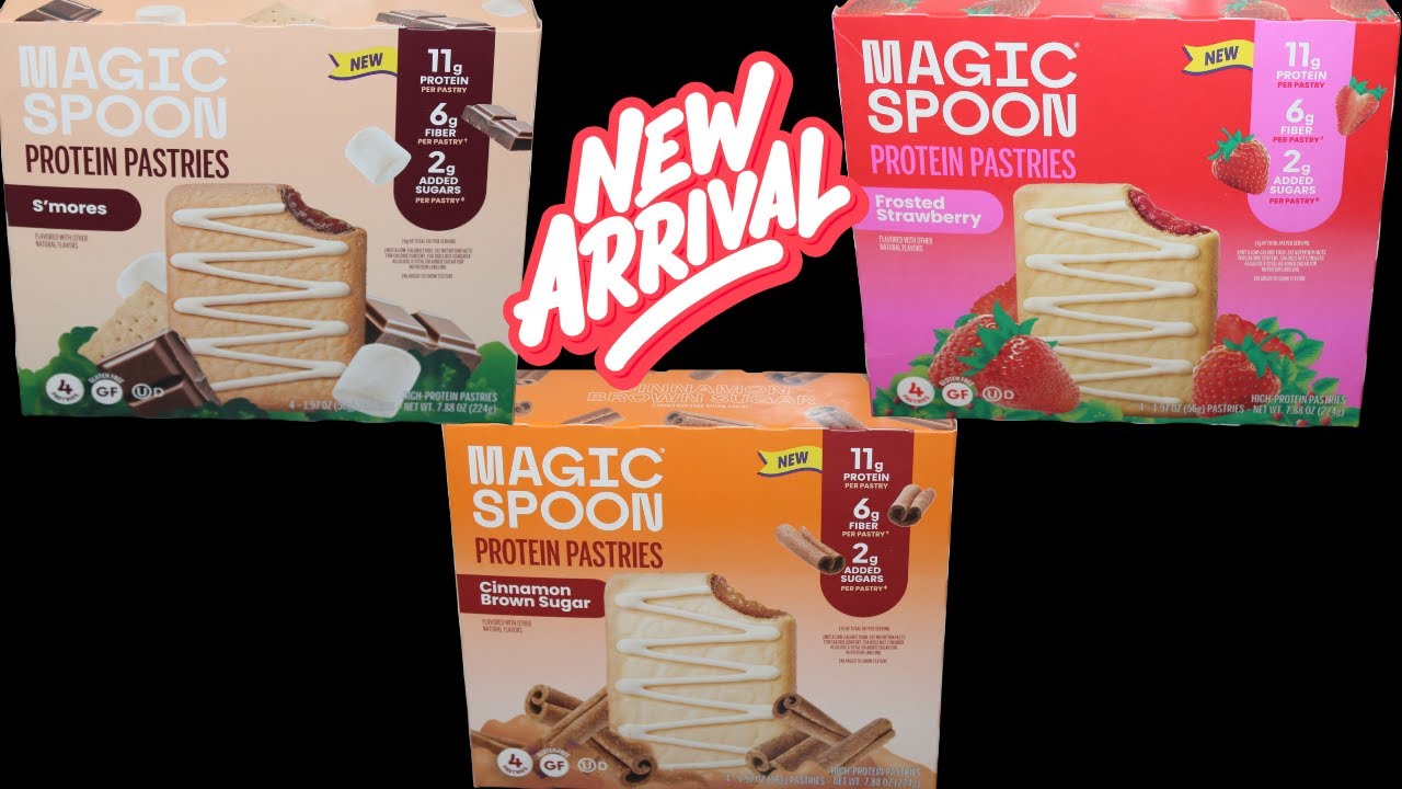 Magic Spoon Protein Pastries: S’mores, Cinnamon Brown Sugar & Frosted ...