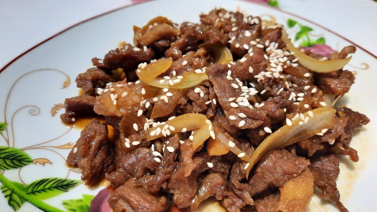 RESEP DAGING SAPI TERIYAKI ENAK - YouTube