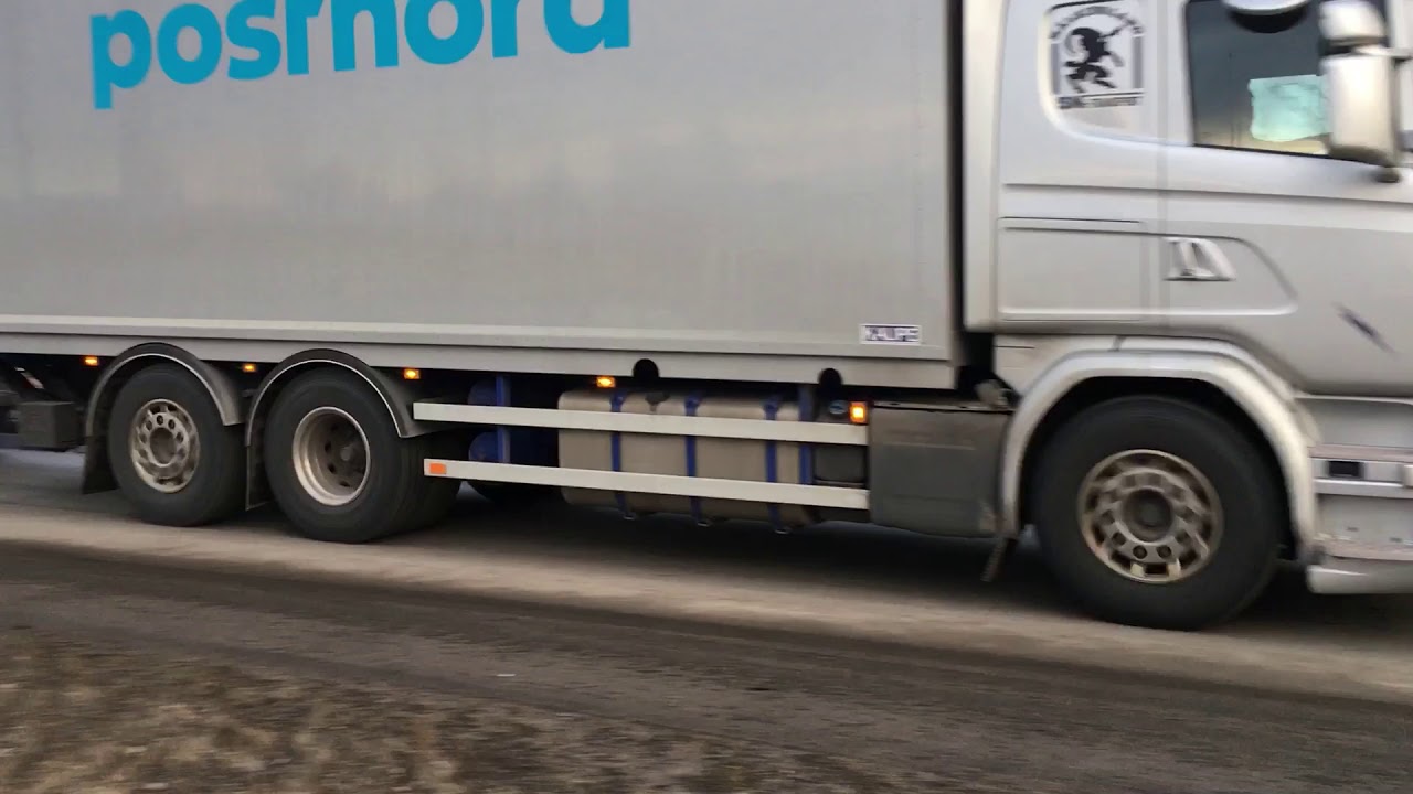Snx transport Scania R490 Honking - YouTube