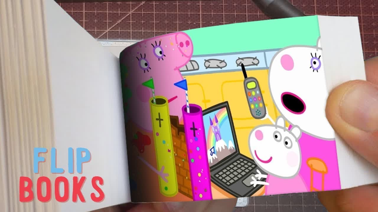 Flip Book - Peppa Pig English Episodes - Making a Real Fairy Palace for ...