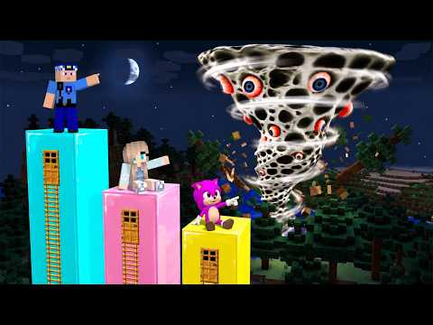 GÖZLÜ KASIRGA PEŞİMİZE DÜŞTÜ! - Minecraft