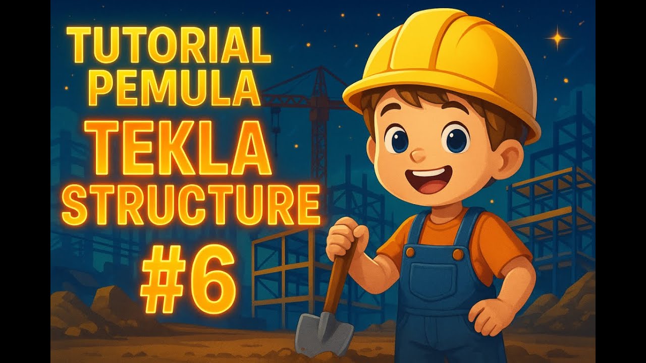 TUTORIAL PEMULA TEKLA STRUCTURE #6 - YouTube