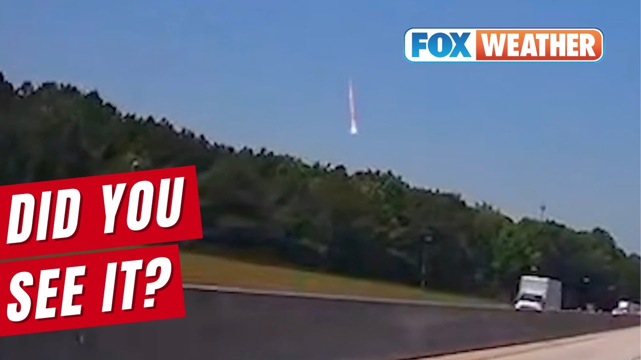 Possible Fireball Spotted Over South Carolina - YouTube