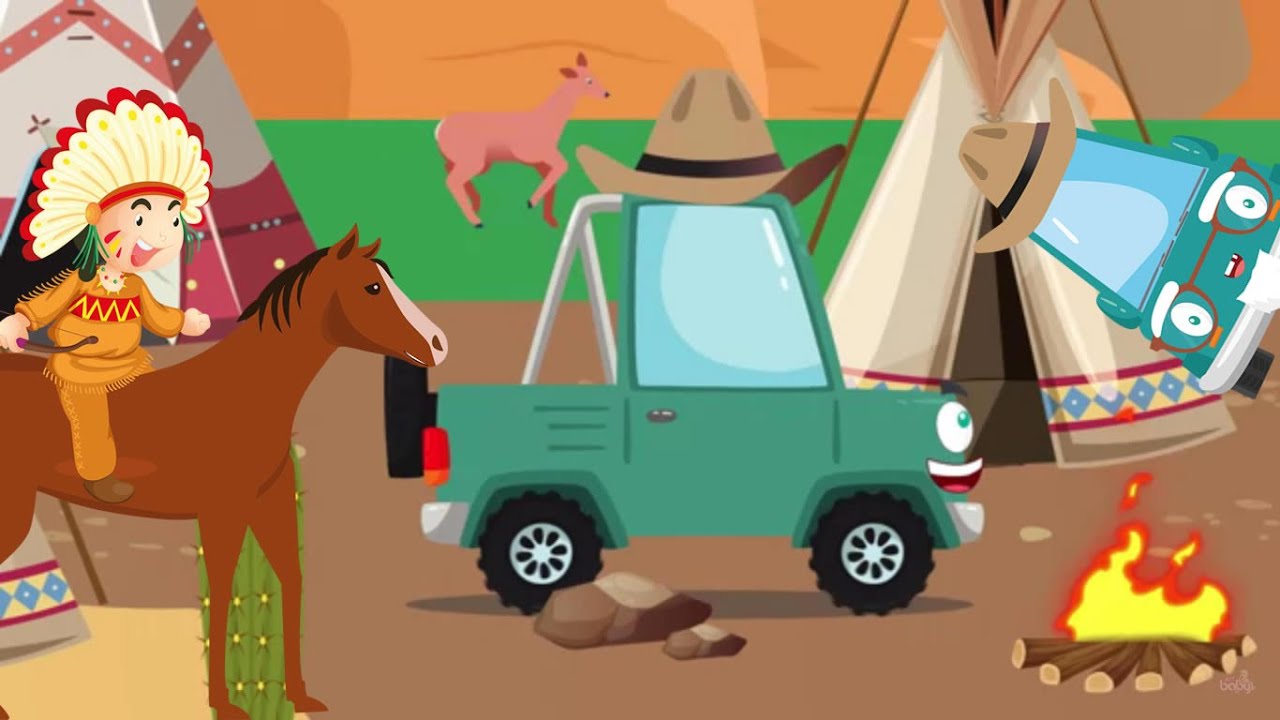 Cars Adventures #7 Time Travel - cartoons for kids video toddler car ...