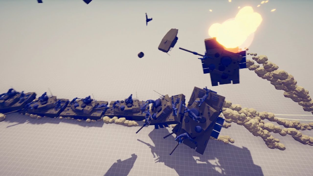 Blowing-up Tanks with the Super Peasant in TABS Totally Accurate Battle ...