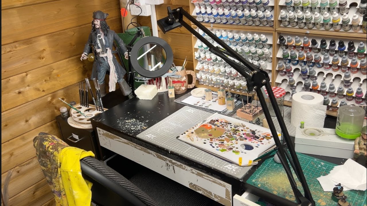 Testing the setup to film painting tutorials - YouTube