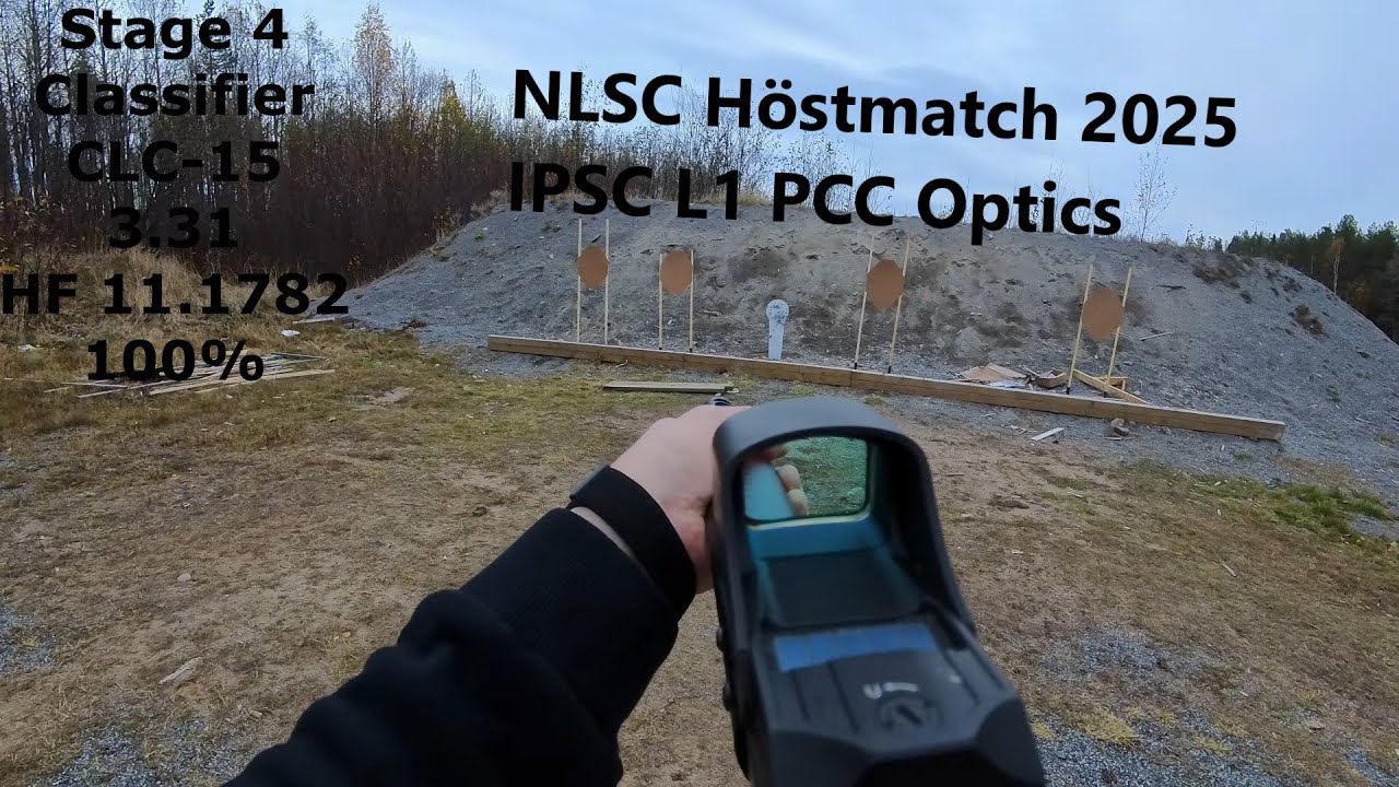 NLSC Höstmatch 2025 IPSC L1 PCC Optics - YouTube
