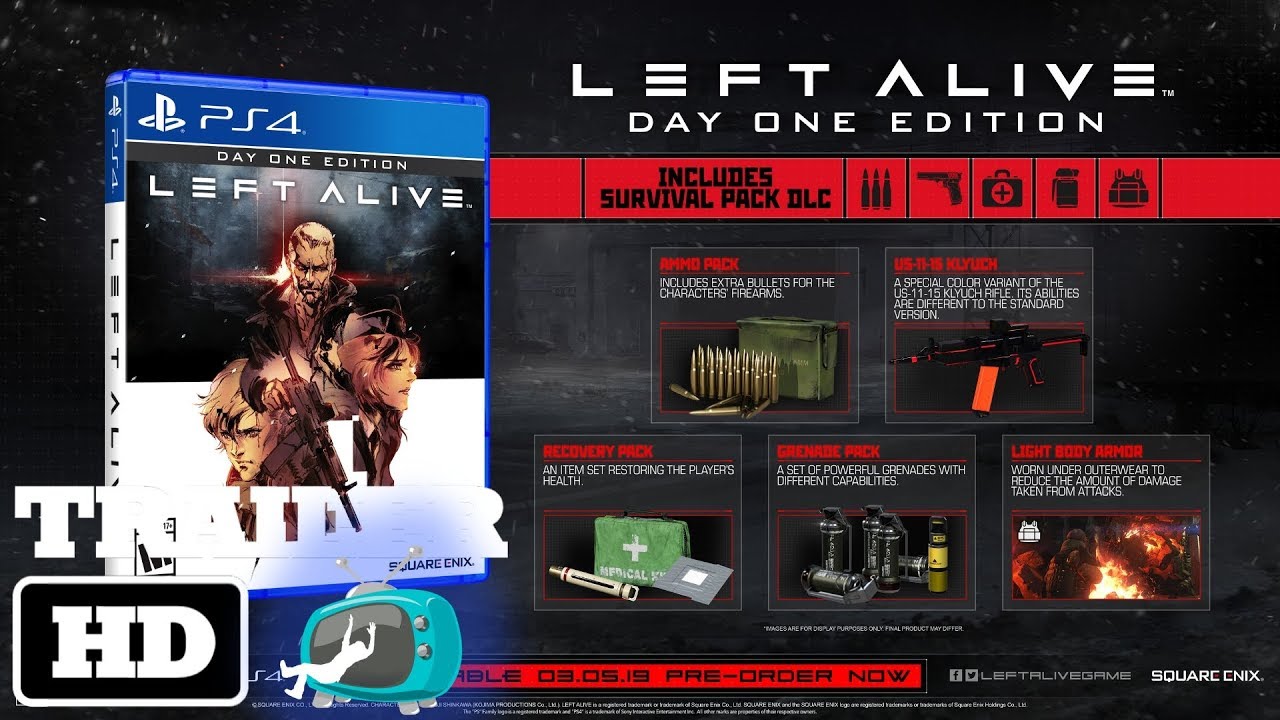 Left Alive | Release Date Announcement Trailer (2018) - YouTube