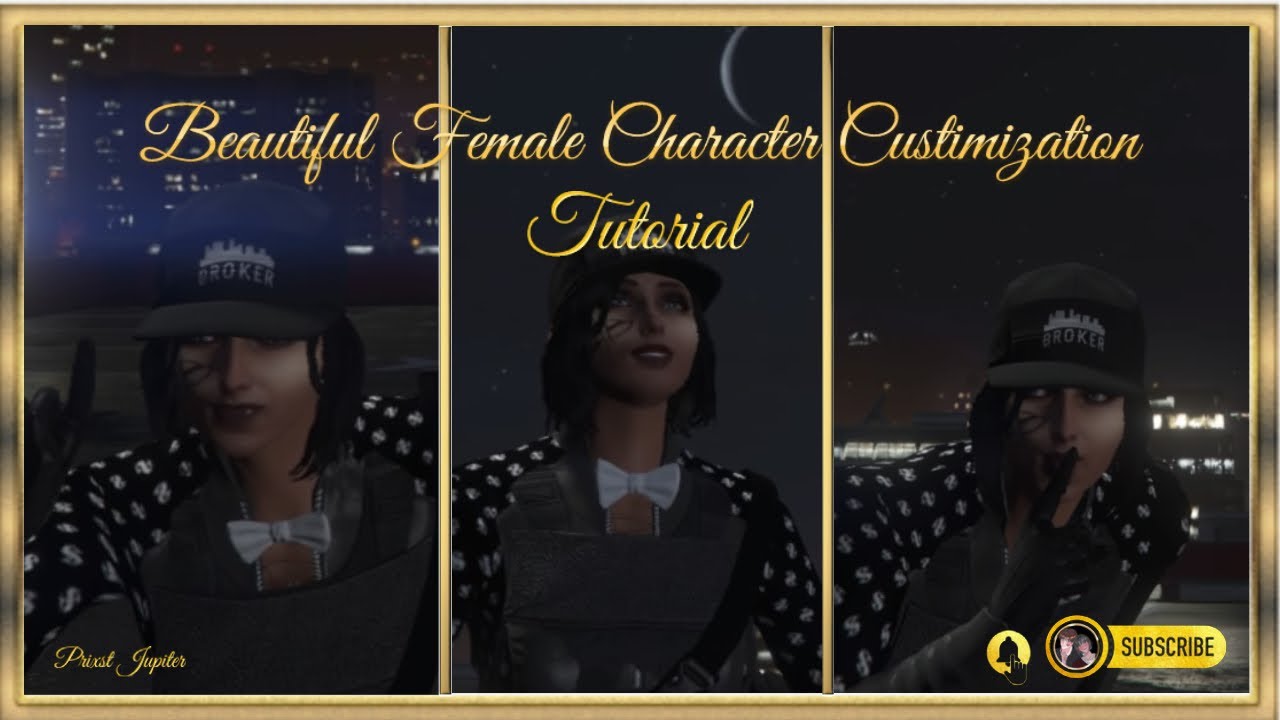 Beautiful Female Character Customization I GTA V I (Secret at the end ...