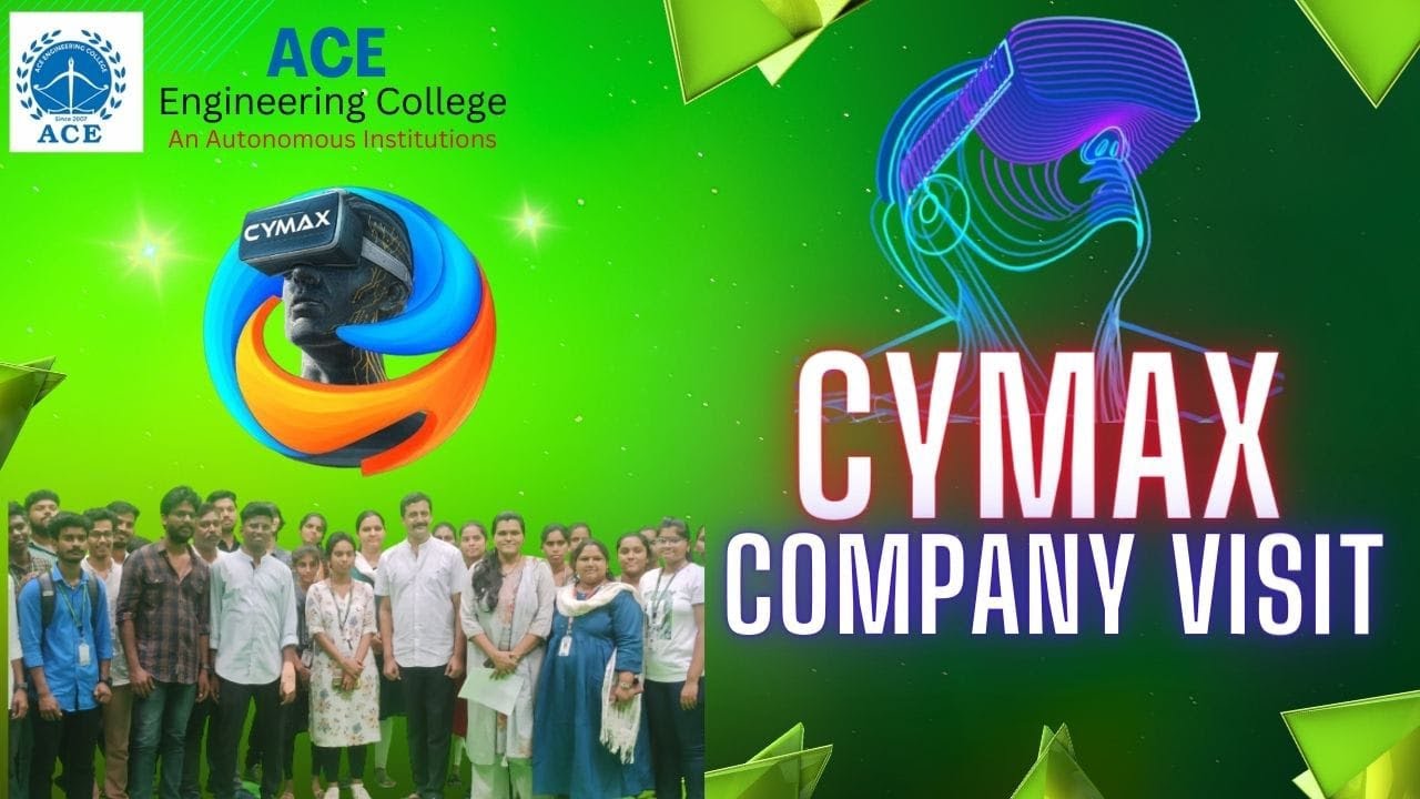 Company Visit - Cymax Infotainment Pvt.Ltd - Dept.of CSE & IoT - ACE Engineering College - YouTube