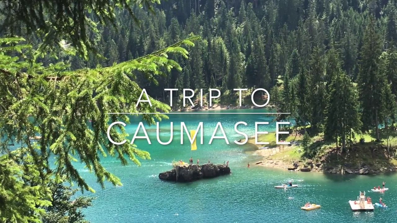 A Trip to Lake Caumasee Graubünden Switzerland - YouTube