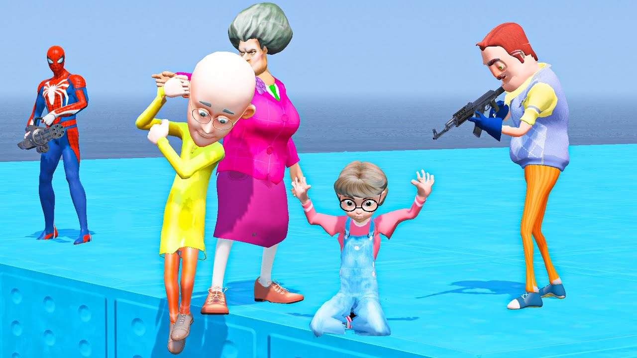 SCARY TEACHER 3D:SPIDER-MAN REMASTERED VS MISS " T " ( PATLU & TANI ...