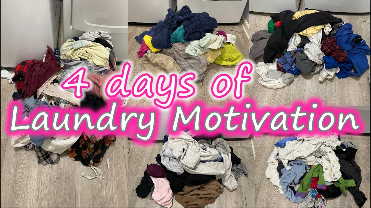 4 DAYS OF LAUNDRY MOTIVATION | WEEKLY LAUNDRY ROUTINE FOR A BUSY MAMA ...