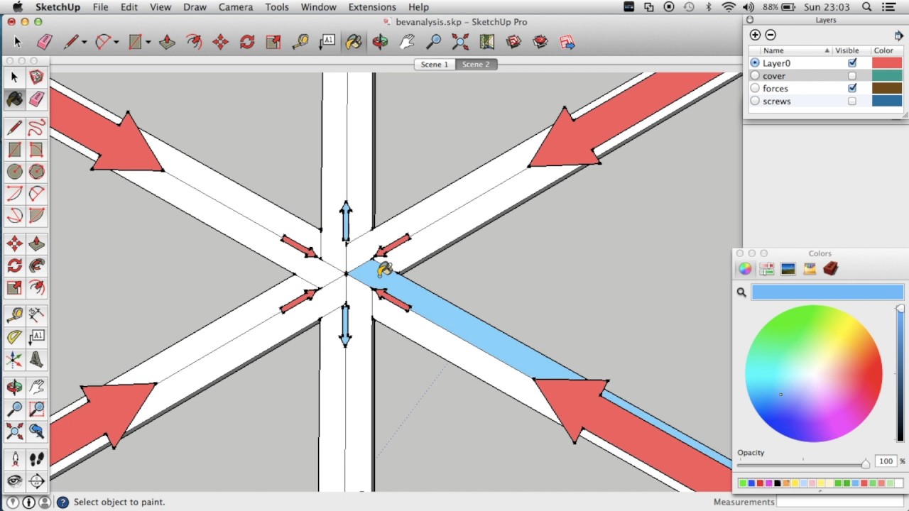 Beveled frame dome analysis - YouTube