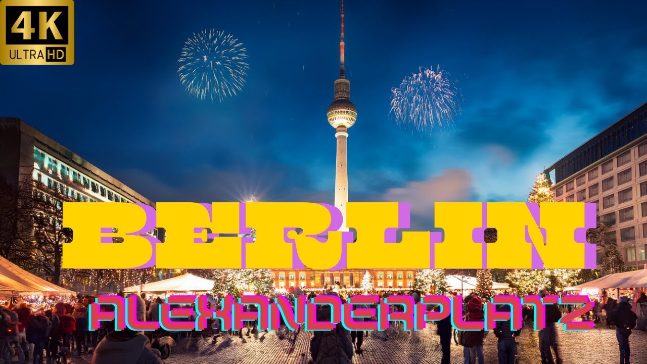 Berlin Alexanderplatz Walking Tour 4K |Alexanderplatz Square & Iconic ...