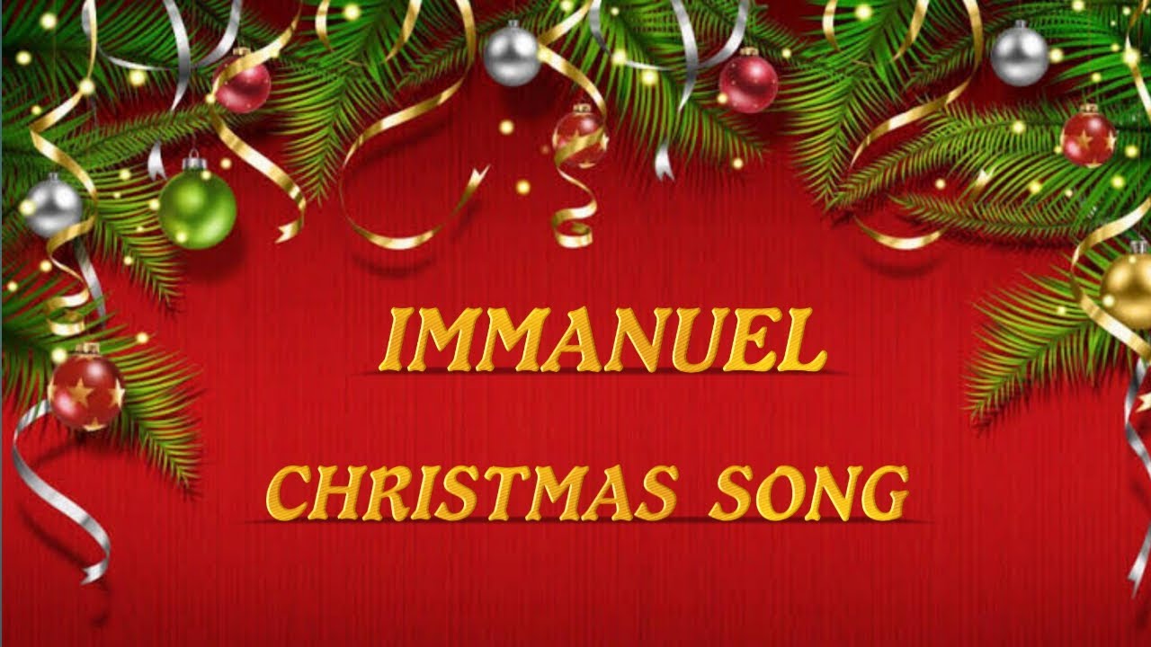 IMMANUEL CHRISTMAS SONG....By Daniel & ft.Immanuel - YouTube