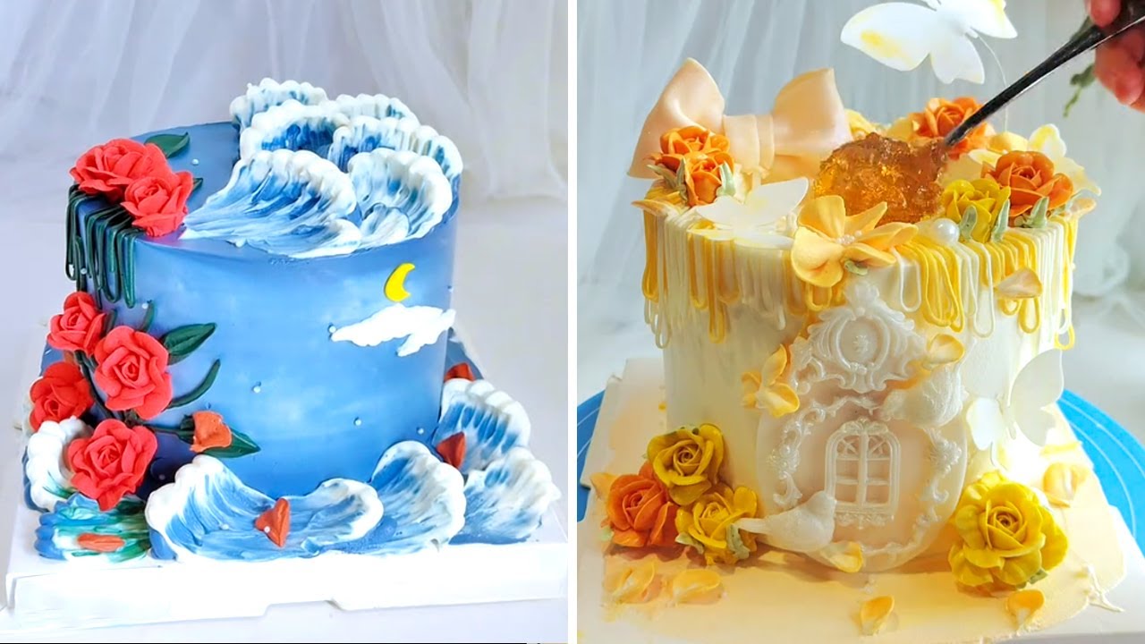 Most Beautiful Cake Decorating Ideas | How To Make Cake For Family ...