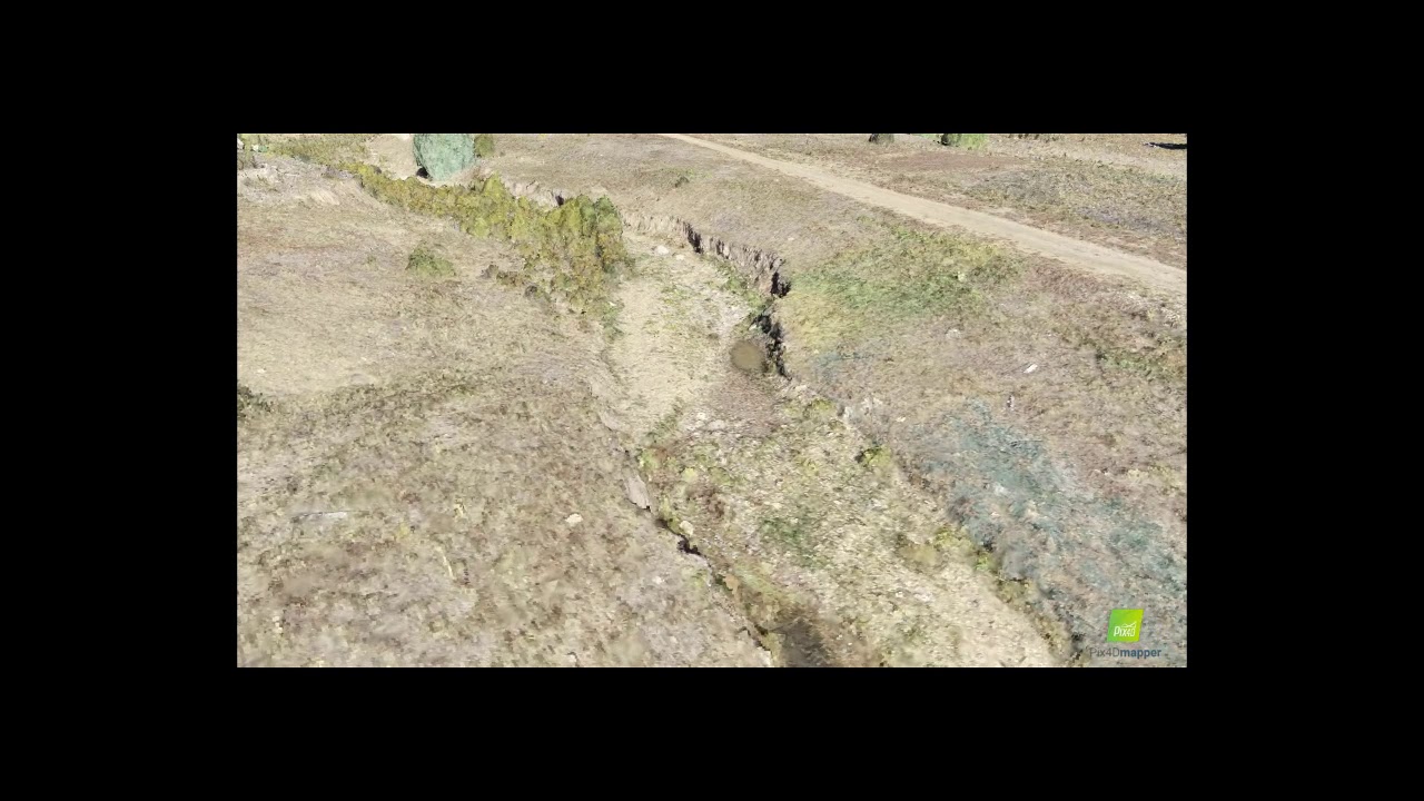 3D model animation of Sep 2019 abandoned mine land reclamation near ...