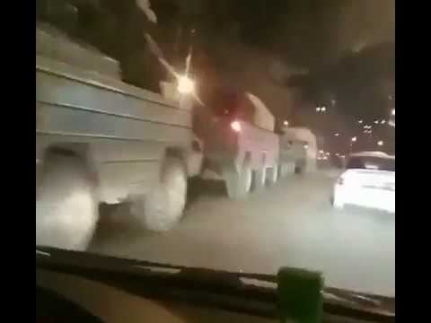 Rus askeri araçları, Rusya'nın Kuzey Kore sınırına yakın Vladivostok bölgesine naklediliyor.