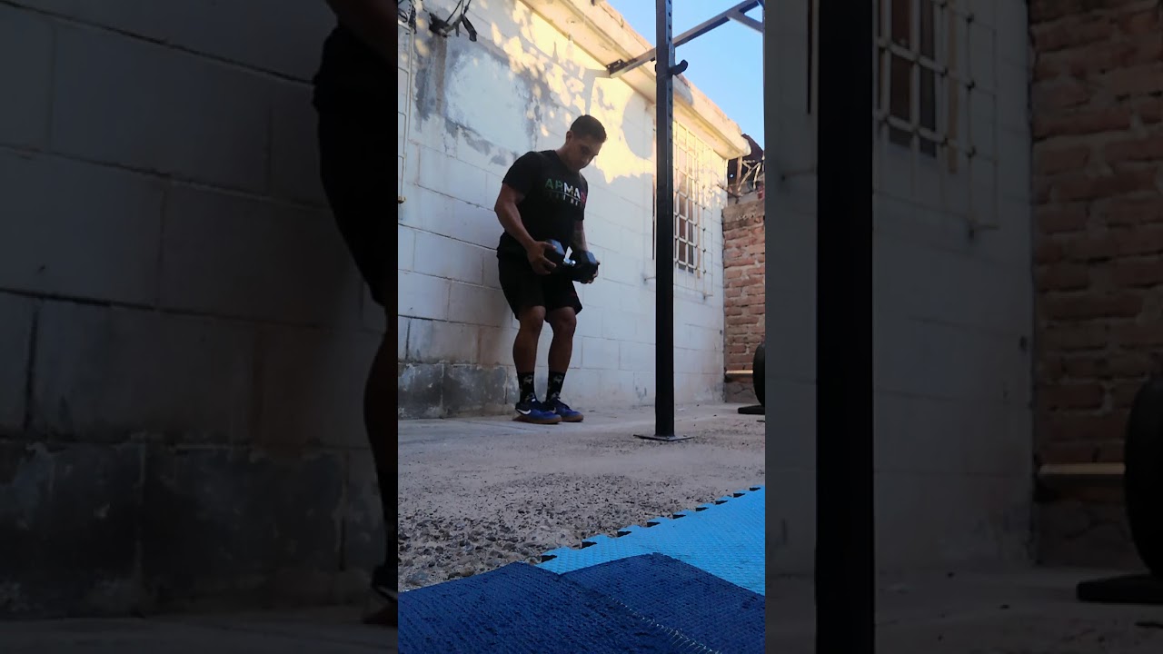 Weight wall sit - YouTube
