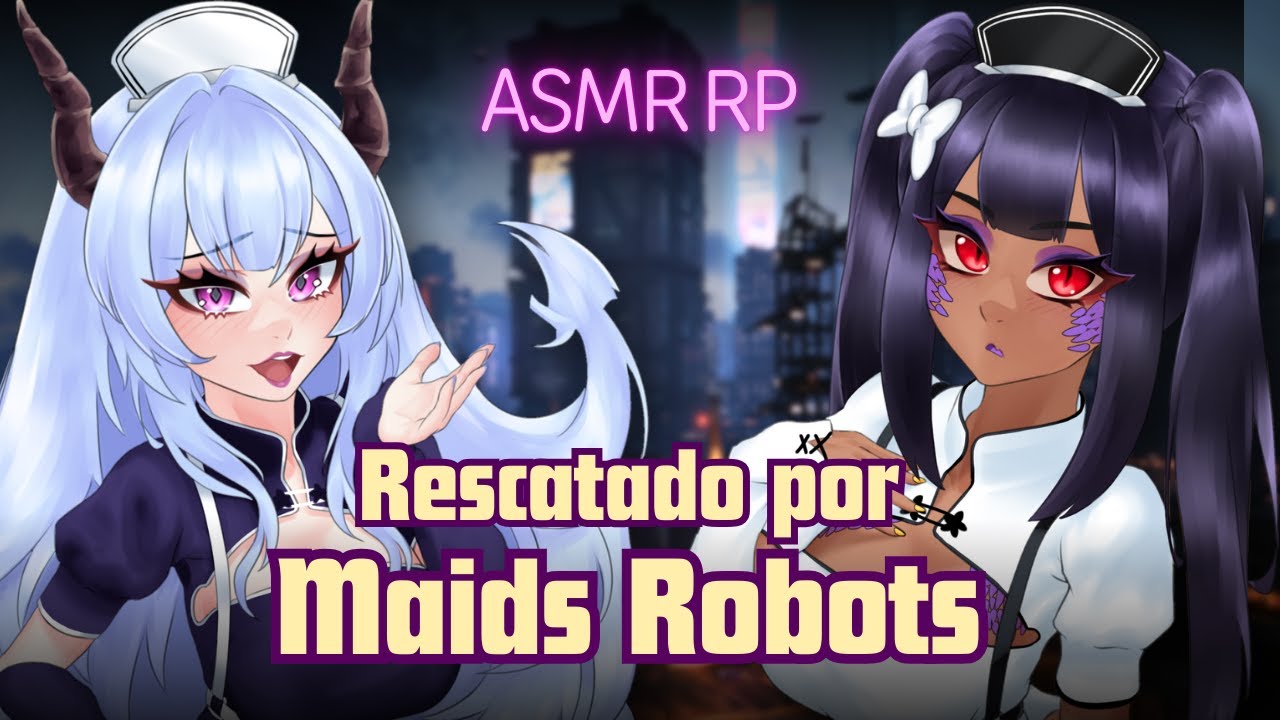 『ASMR RP』 Rescatado por maids robots // Robots x Oyente // ft ...