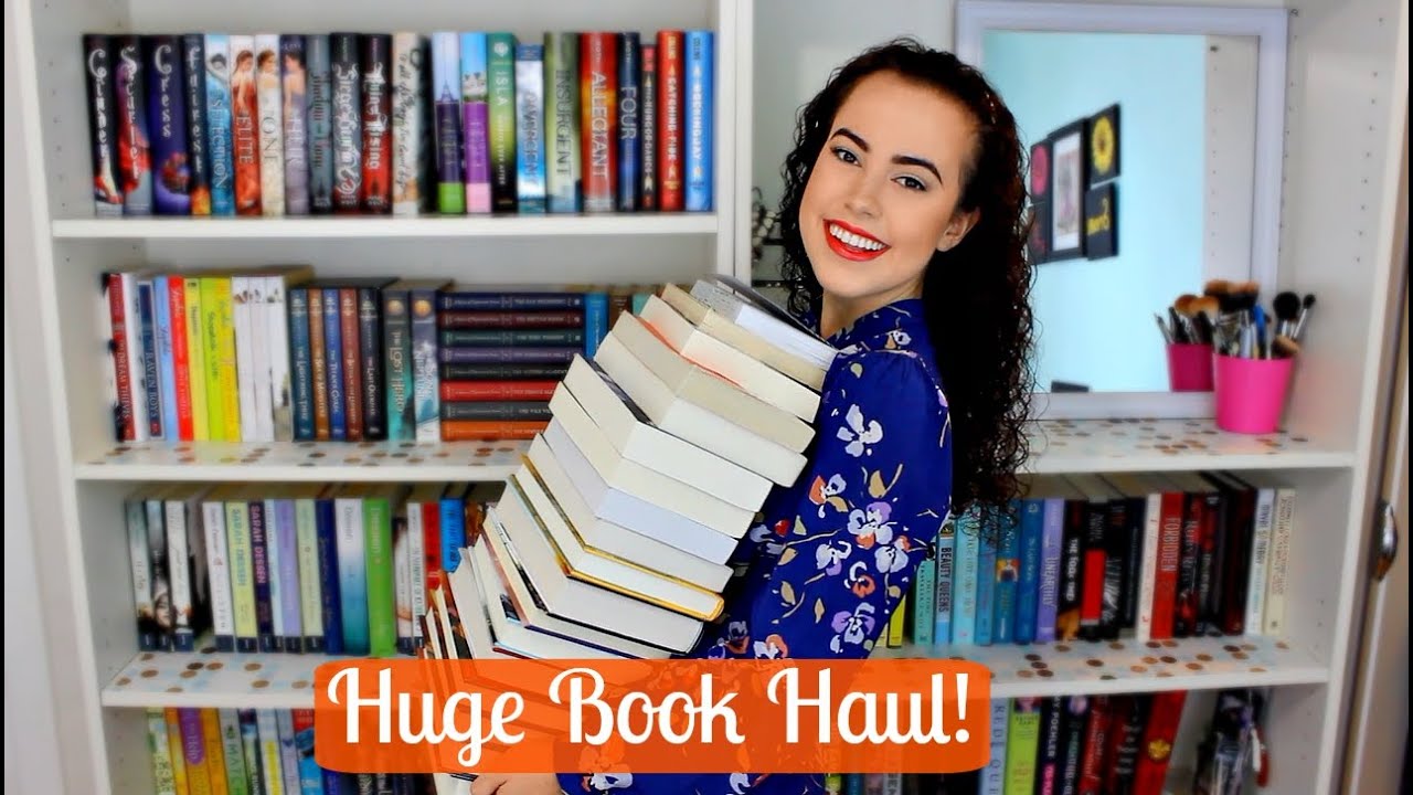 HUGE BOOK HAUL & UNBOXING - YouTube