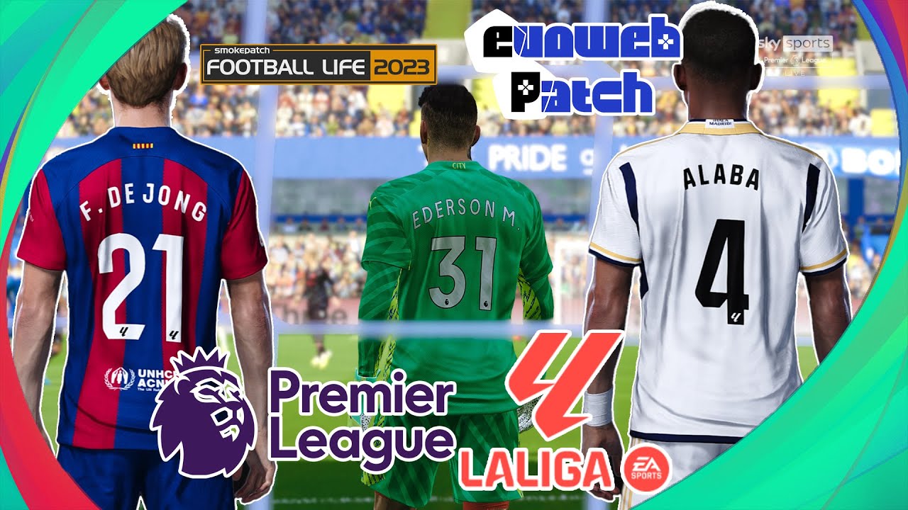 PES2021 NEW Font Premier League & La Liga Season 23/24 Compatible ...