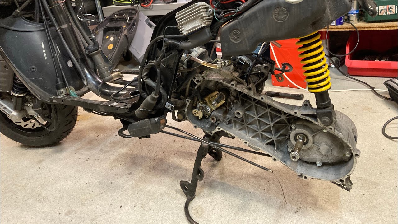 Piaggio ZIP SP1 50ccm LC Restauration - Winterprojekt Teil 2 - Motor ...