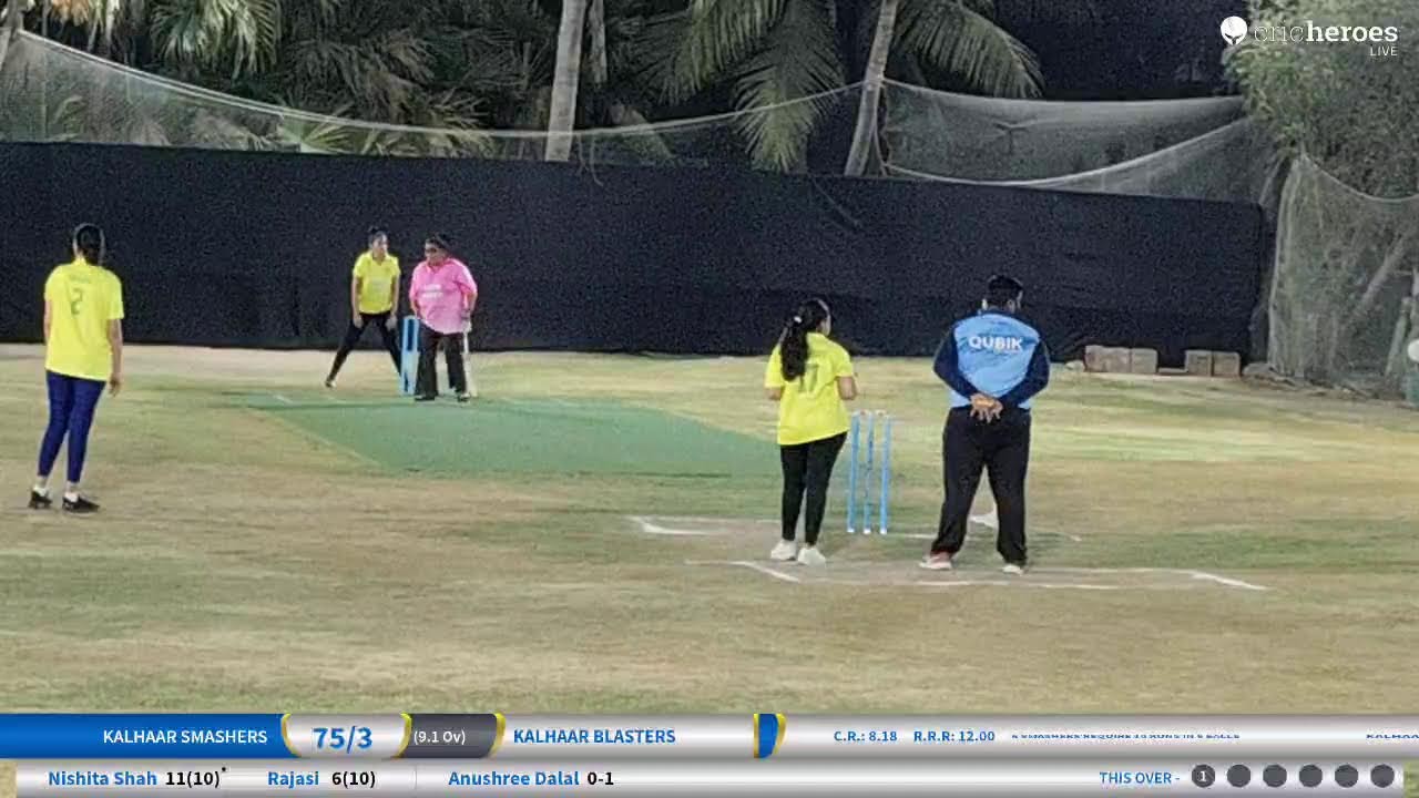 KALHAAR SMASHERS vs KALHAAR BLASTERS Live Cricket Match | KALHAR ...