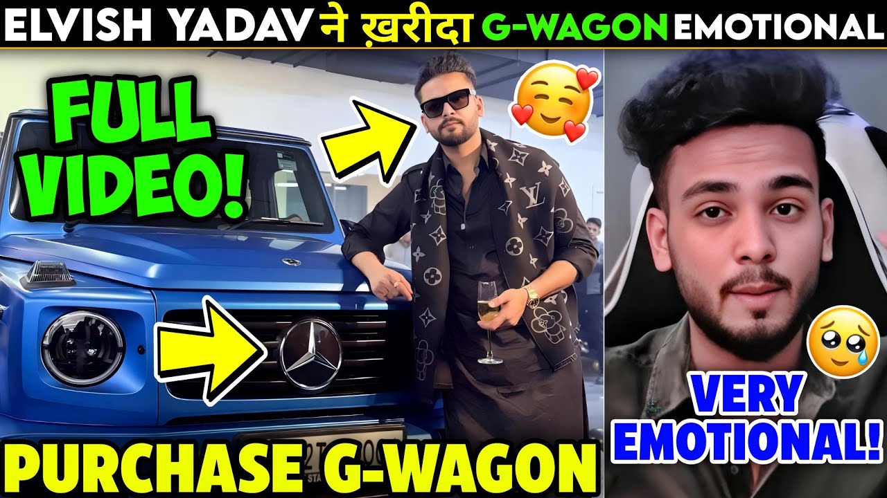 EMOTIONAL-🥹 Finally Elvish Yadav Buy Mercedes G-Wagon | Elvish Yadav G ...