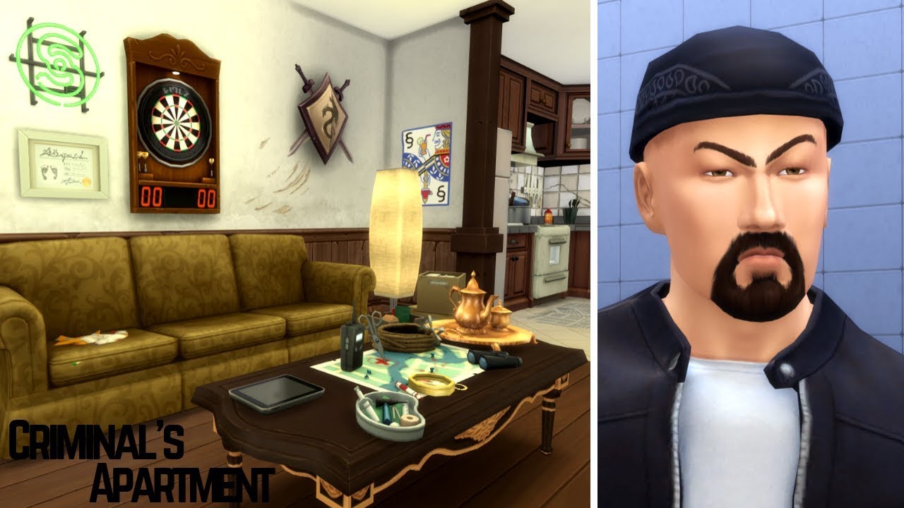 CRIMINAL'S APARTMENT // THE SIMS 4: RECREATING THE WORLDS - YouTube