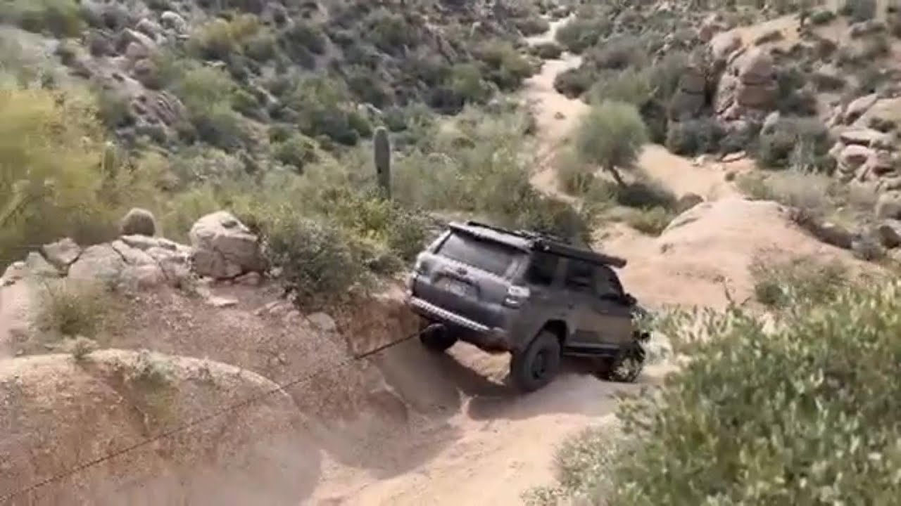 2021 Toyota 4Runner TRD Off Road jacked up on Sycamore Creek Loop ...