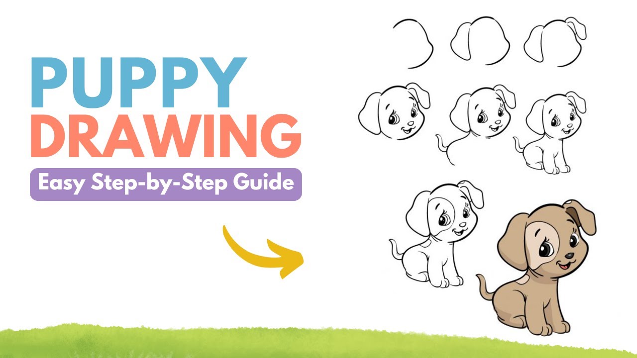 🐶 How to Draw a Puppy – Step by Step - YouTube