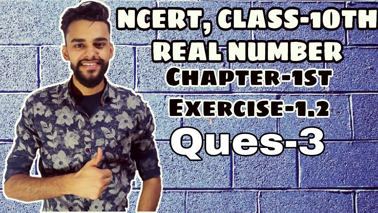 Class10thmathschapter 1stexercise 12 Ques 3 Real Number Ncert 2761