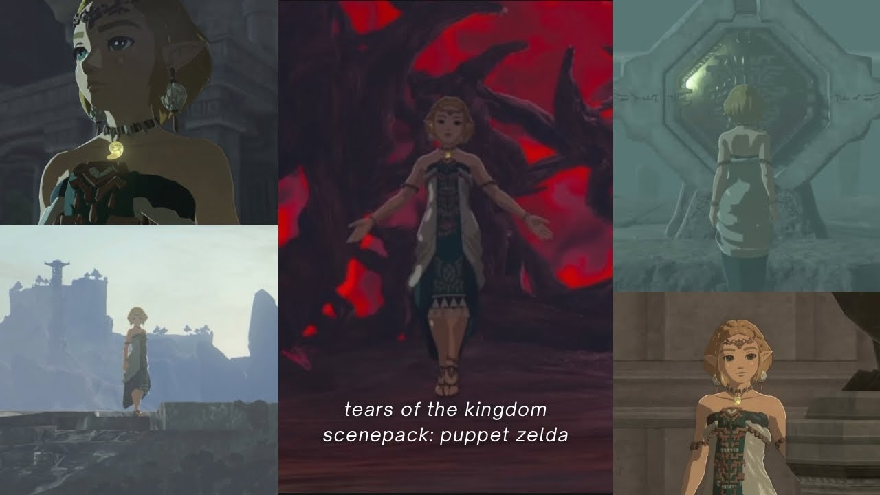 the legend of zelda: tears of the kingdom puppet zelda cutscenes ...