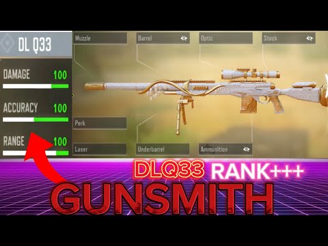 BEST DLQ33 GUNSMITH IN CALL OF DUTY MOBILE SEASON 5 | DLQ33 ONE SHOT RANK BUILD FOR COD MOBILE ...