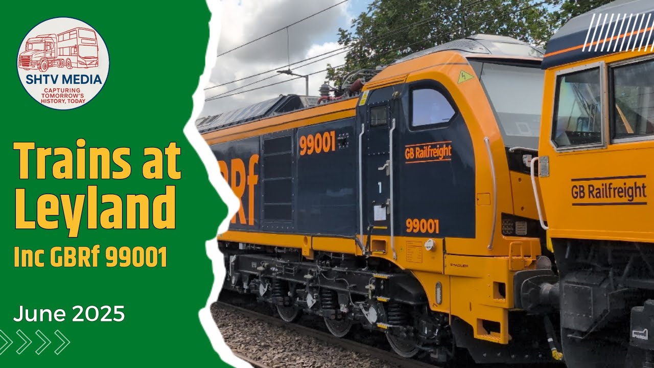 🚆 Brand New GBRf Class 99001 on Test! Trainspotting at Leyland | June ...