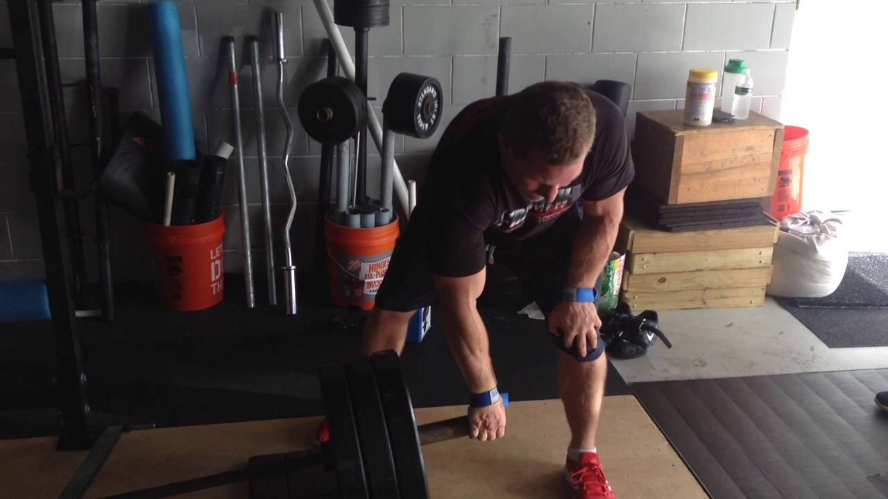 Single Arm Landmine Row - YouTube