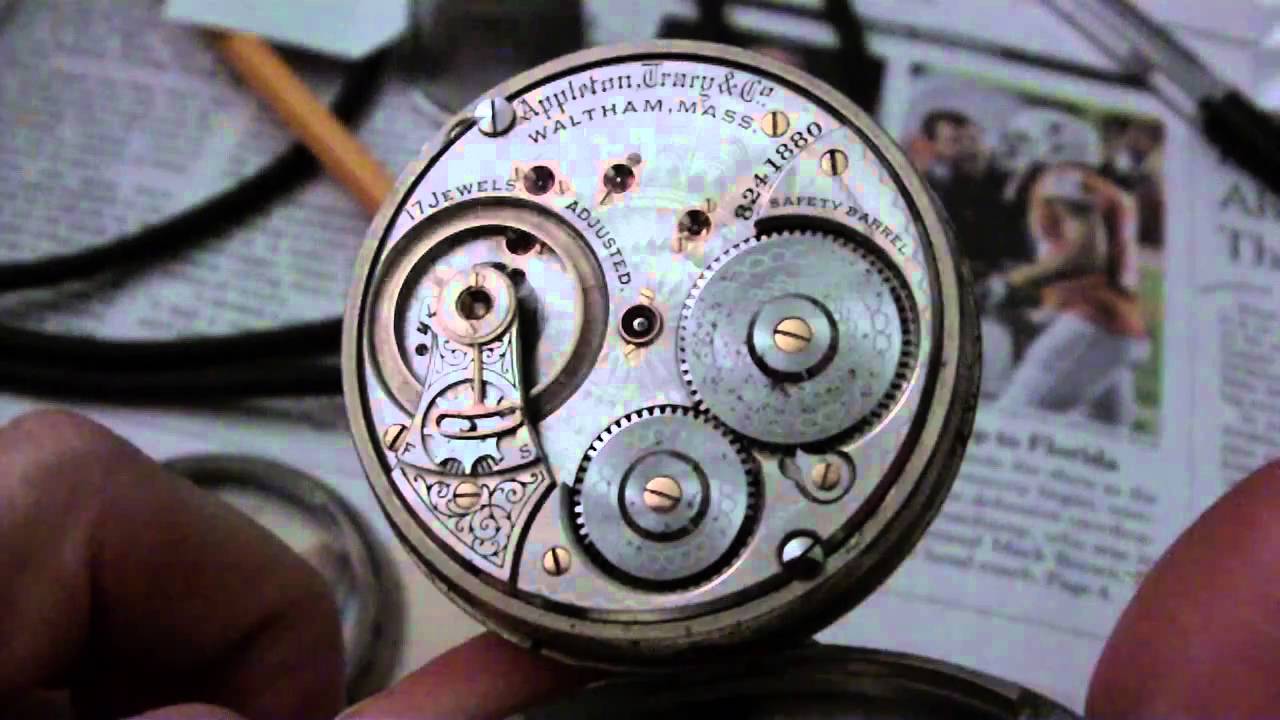 Waltham model 1892 Appleton Tracy & Co. pocket watch - YouTube