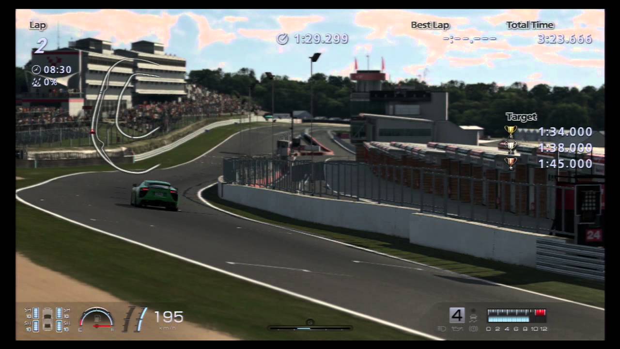 GT6 Lexus LFA '10 time attack - YouTube