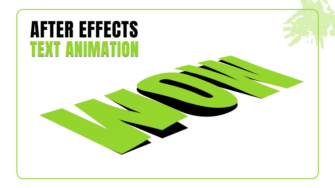 Insane Text Animation with CC Smear in After Effects! 🔥 - YouTube