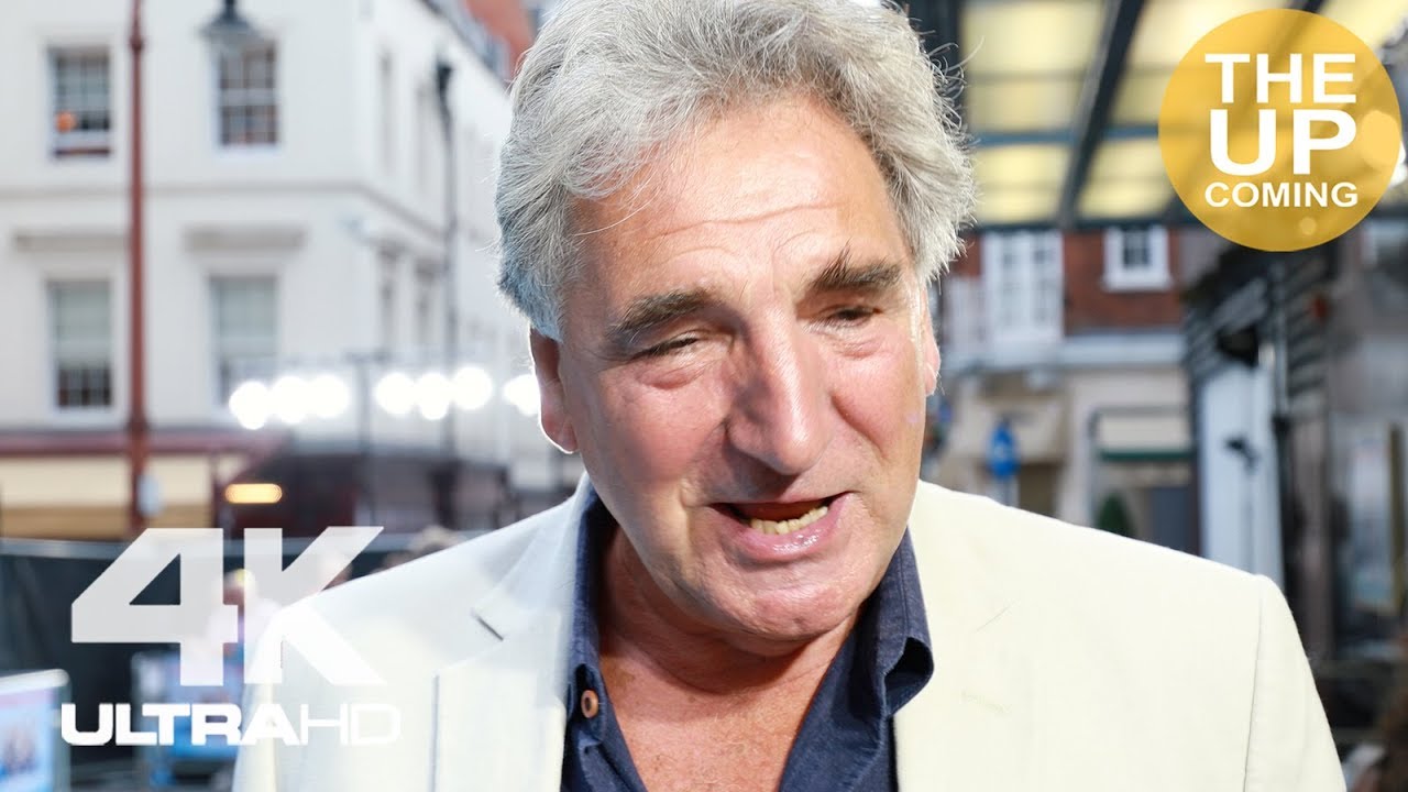 Jim Carter interview at Swimming with Men at premiere - YouTube