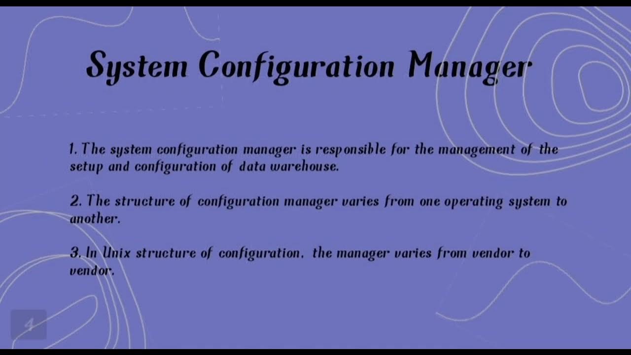 System Configuration Manager - YouTube