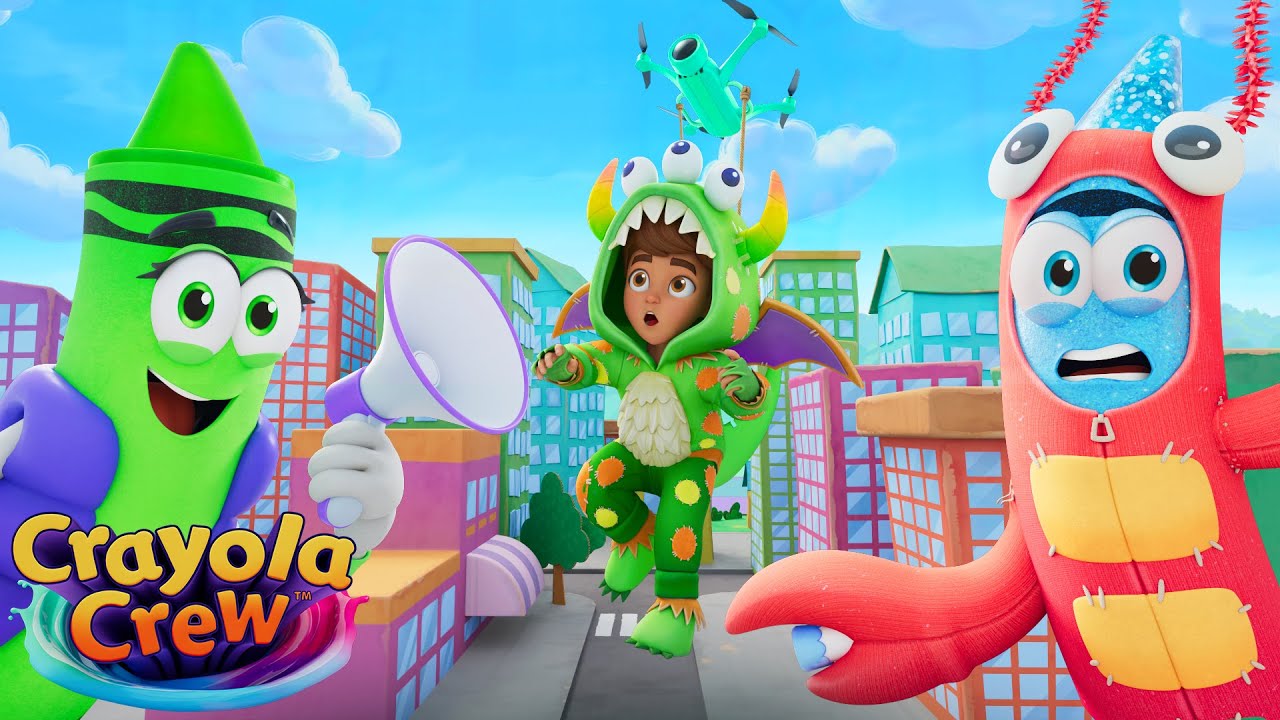 Halloween Costume Monster Movie! + MORE Crayola Crew | Fun & Creative ...