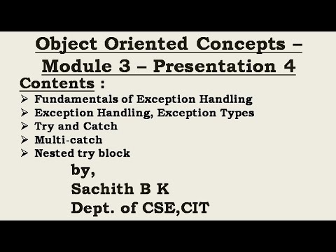 Module 3(OOC) - Presentation 4 - YouTube